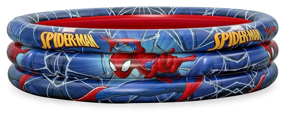 BESTWAY dětský nafukovací bazén Marvel Spider-Man II 122x30 cm modrá