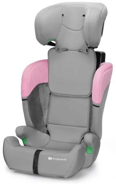 KINDERKRAFT - Autosedačka COMFORT UP i-Size (76-150 cm) šedá/růžová