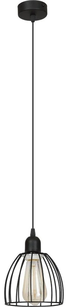 Závěsné svítidlo NUVOLA, 1x drátěné stínítko (výběr ze 2 barev), (výběr ze 4 tvarů stínítka)