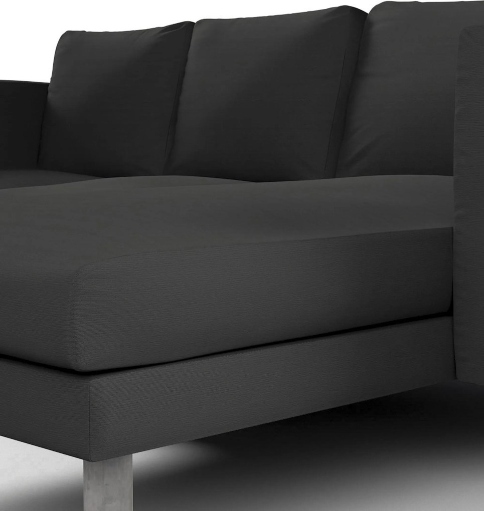 Potah na pohovku IKEA Norsborg 3-místná se šezlongem barva šedá
