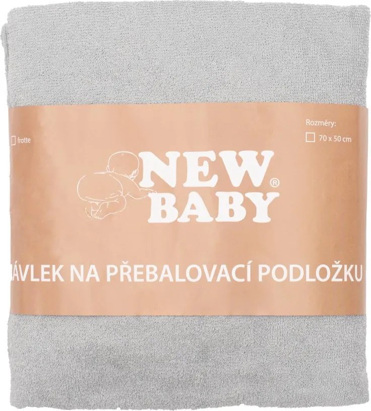 New Baby Návlek na přebalovací podložku 50x70 cm Růžový