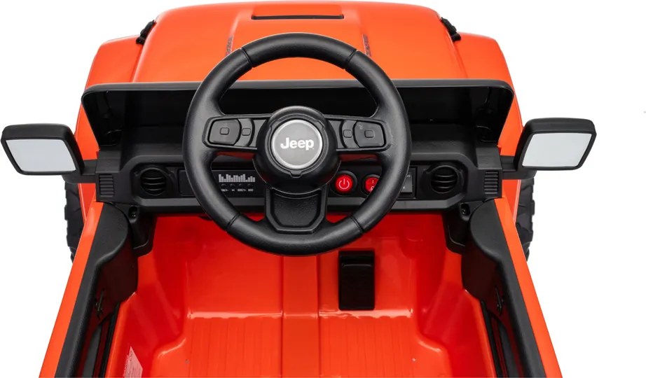 LEAN Toys Oranžové vozidlo na akumulátor DK-JWR558