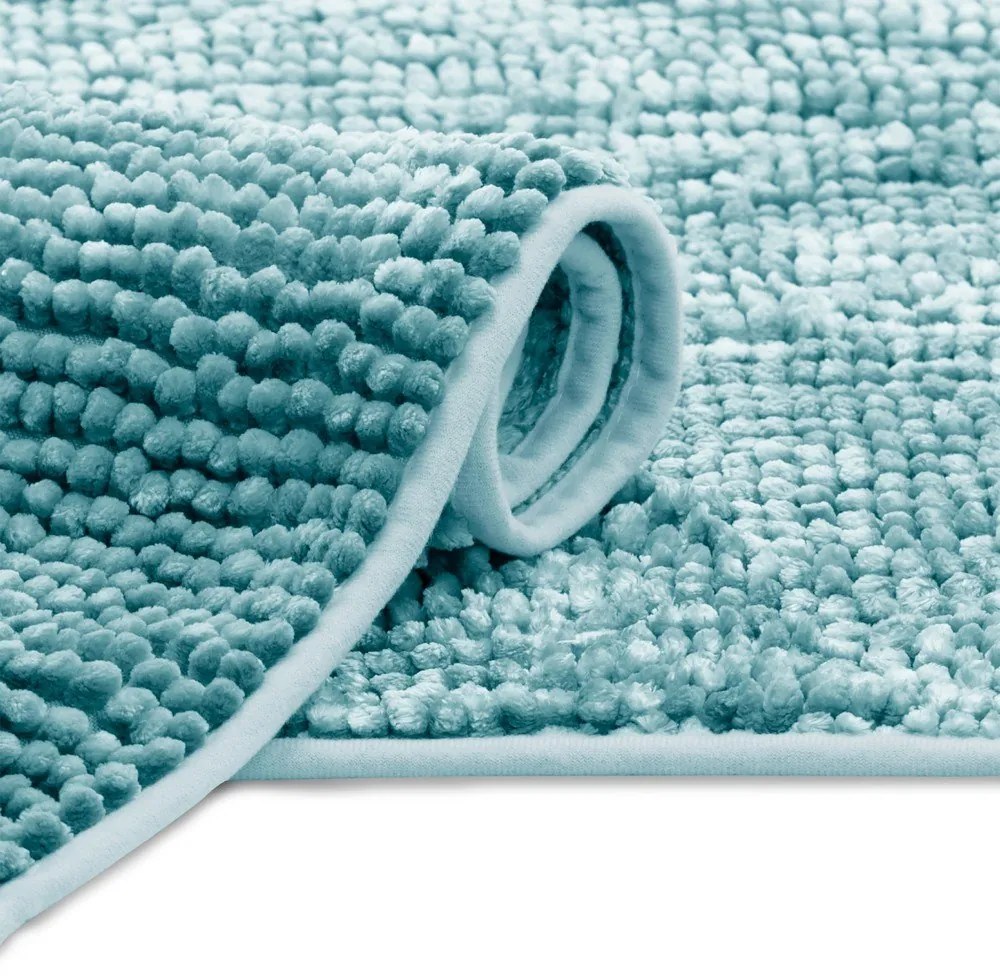 Tyrkysová koupelnová předložka 70x120 cm Bati – Restilo
