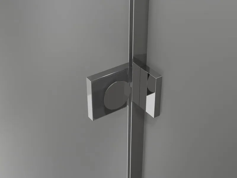 Mexen Lunar sprchové dveře výklopné pravé 95 cm, transparentní, chrom - 834-095-000-01-00-P