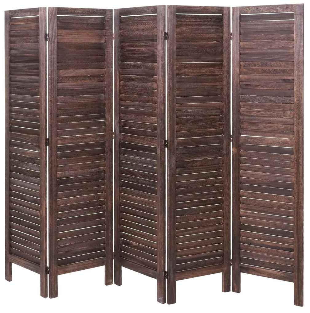 Paraván Shabby vintage G30 - 170 x 200 cm - Hnědá