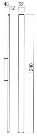 Redo 90622 -LED Venkovní nástěnné svítidlo REFLEXA LED/20W/230V 3000K IP54 hnědá
