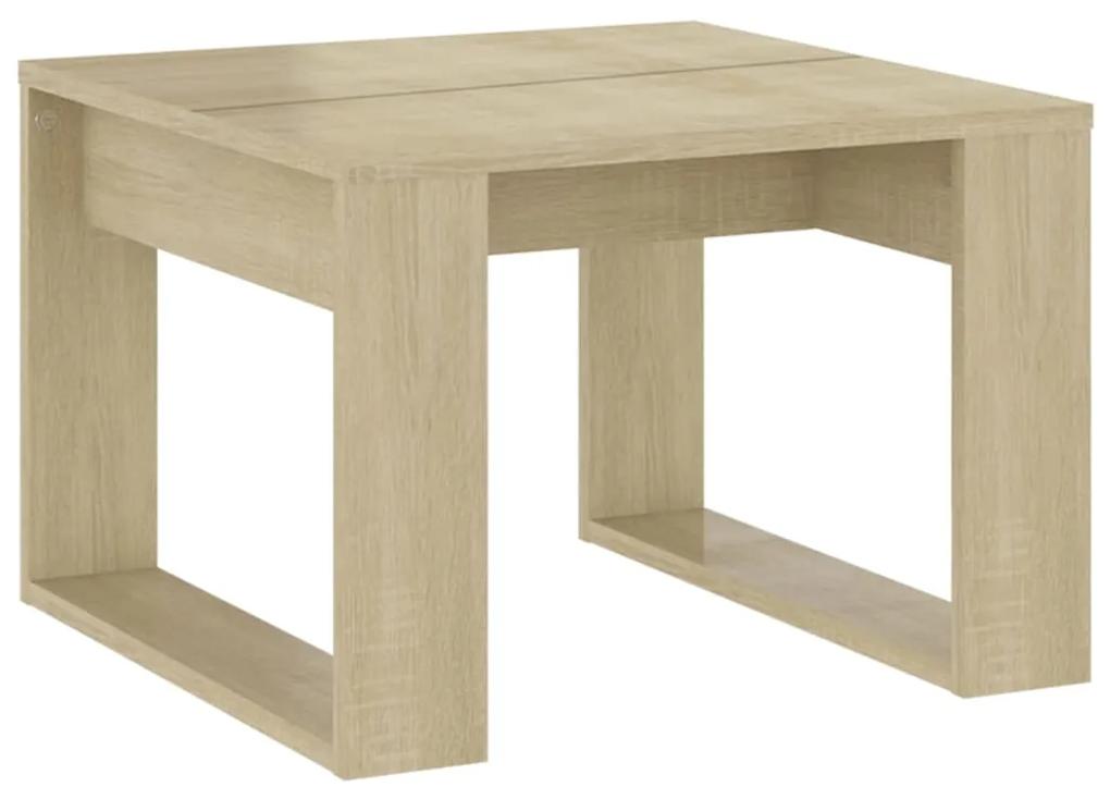 vidaXL Odkládací stolek dub sonoma 50 x 50 x 35 cm dřevotříska
