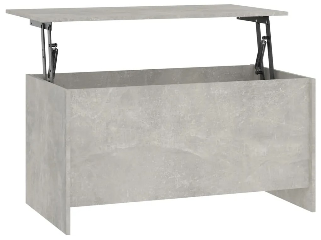 Konferenční stolek betonově šedý 102 x 55,5 x 52,5 cm kompozit - Default Title