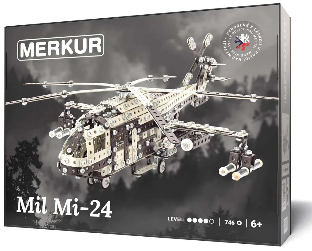 Merkur vrtulník mil mi-24, 746 dílků
