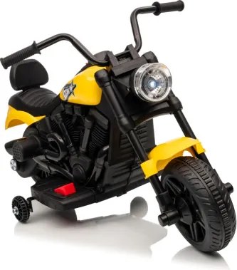 Elektrická motorka STAR žlutá