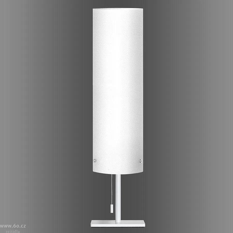 Lucis LB700.11.M500 Maia, stolní lampička s tahovým vypínačem 1x150W E27, bílé opálové sklo, 70cm