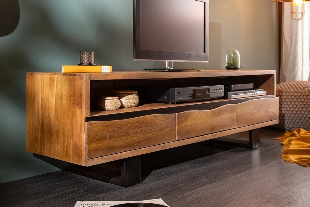 Designový TV stolek Massive Honey 160 cm akácie