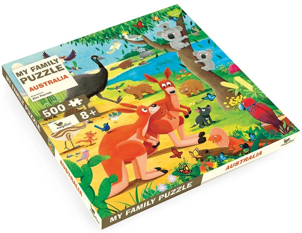 Magellan Rodinné puzzle Austrálie 500 dílků