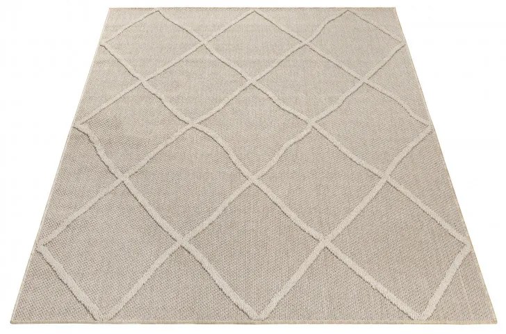 Ayyildiz, Kusový koberec Patara 4952 Beige – na ven i na doma, 200x290, béžová, chodba / předsíň