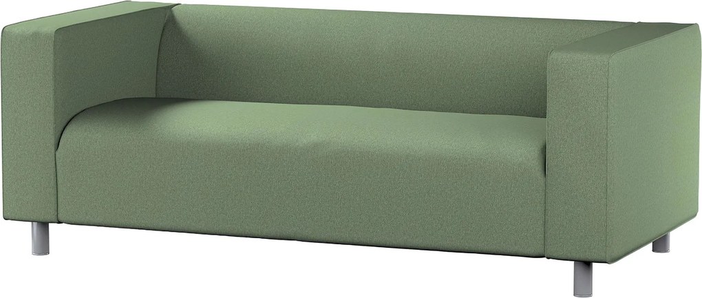 Potah na pohovku IKEA Klippan 2-místná barva zelená látka pletený vzor