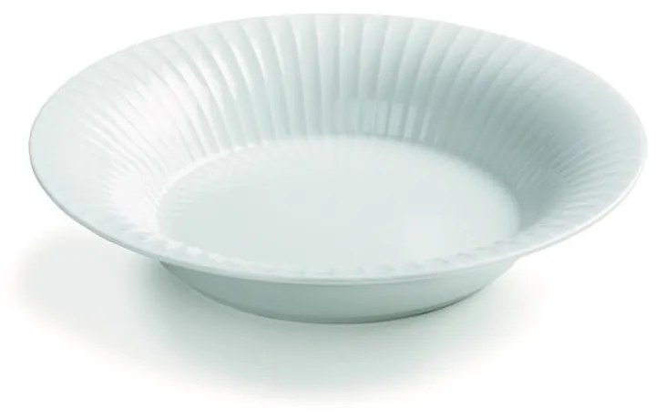 Bílý porcelánový polévkový talíř Kähler Design Hammershoi, ⌀ 21 cm