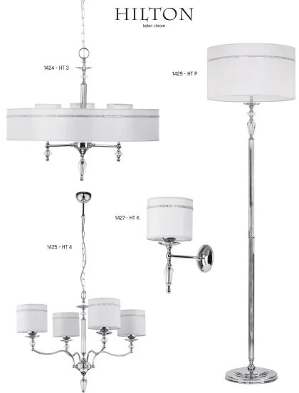 Jupiter 1428 - Stolní lampa HILTON 1xE27/60W/230V