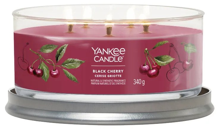 Yankee Candle Signature Tumbler střední Black Cherry, 340g