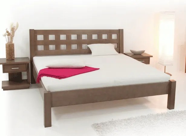 GWdesign Postel Kira - buk Moření: B0, Síla materiálu: 40 mm, Rozměr: 180 x 200 cm