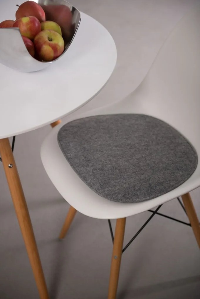 Design2 Polštář na židle SIDE CHAIR šedý j.