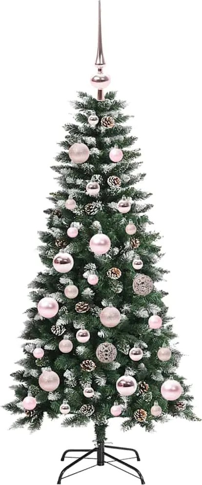 Umělý vánoční stromeček Zelená 120 cm PVC, plast a ocel 3395798