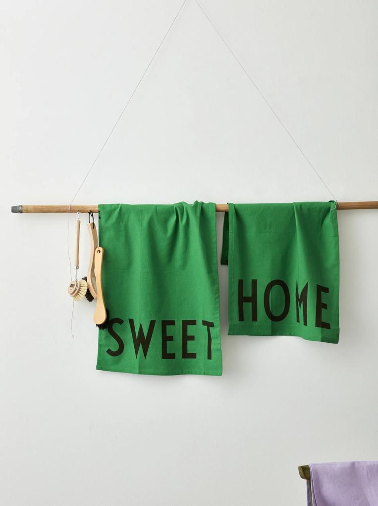 Kuchyňské utěrky Favourite Sweet Home zelené 2 ks