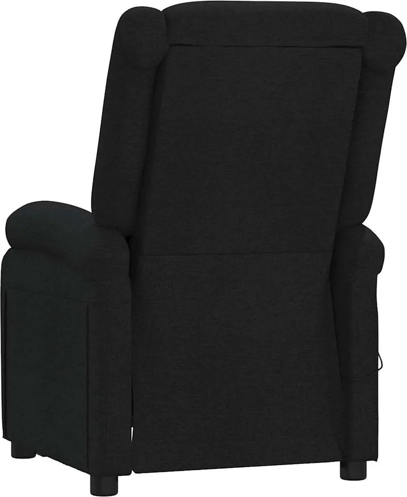 Elektrické polohovací křeslo černé textil 3098355