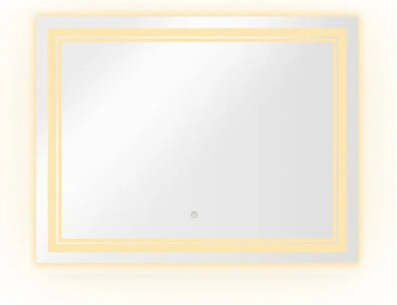 Nástěnné zrcadlo s osvětlením 90x70 cm Zenith – Bonami Essentials