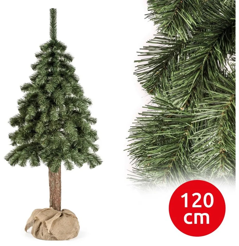 Vánoční stromek na kmenu NATURAL 120 cm jedle