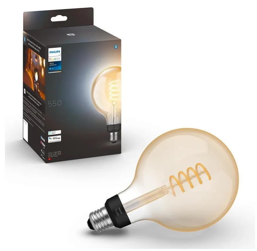 Philips LED Stmívatelná žárovka Philips Hue WHITE AMBIANCE G125 E27/7W/230V 2200-4500K P4643