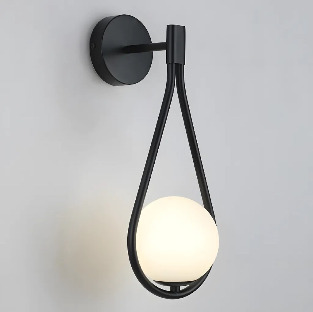 Toolight Rea, Nástěnné svítidlo G093-1W Black White, OSW-09718