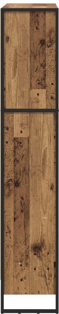 Knihovna 80 x 30 x 155 cm Kompozitní dřevo Staré dřevo 3403008