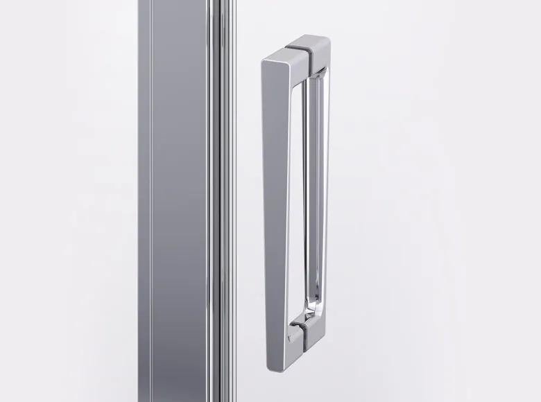 Sanswiss DIVERA D22T2 dvoukřídlé sprchové dveře 90 cm Profil: Aluchrom, Sklo: Screen 87