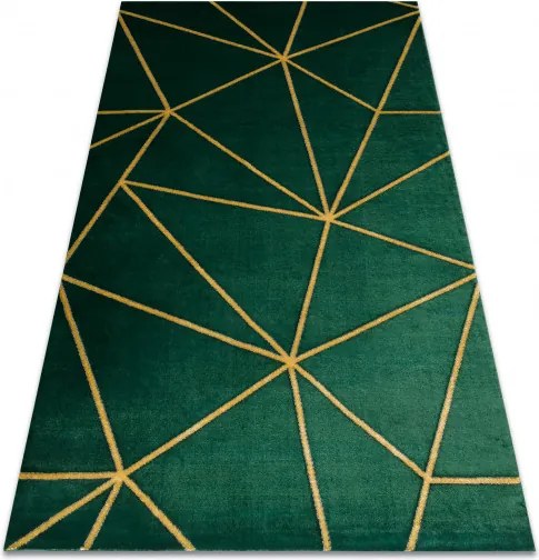 Dywany Łuszczów, AKCE: 160x220 cm Kusový koberec Emerald 1013 green and gold, zelená, chodba / předsíň