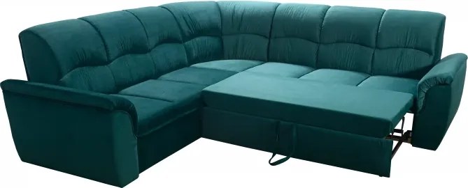 Rohová sedací souprava MAX, růže+hnědá (3995/105+2050/11)