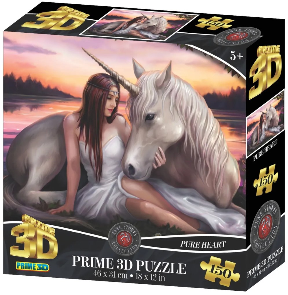 PRIME 3D PUZZLE - Čisté srdce 150 ks