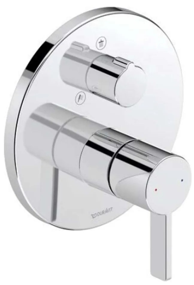 Duravit D-Neo - Baterie pod omítku, pro 2 spotřebiče, chrom DE4210012010