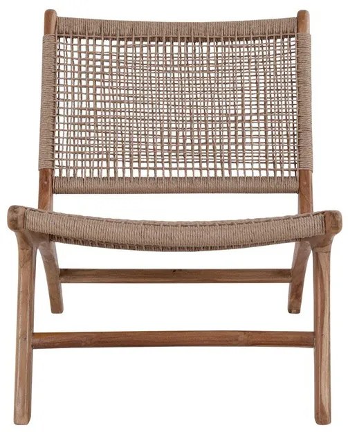 Designové křeslo Jadiel teak - syntetický ratan