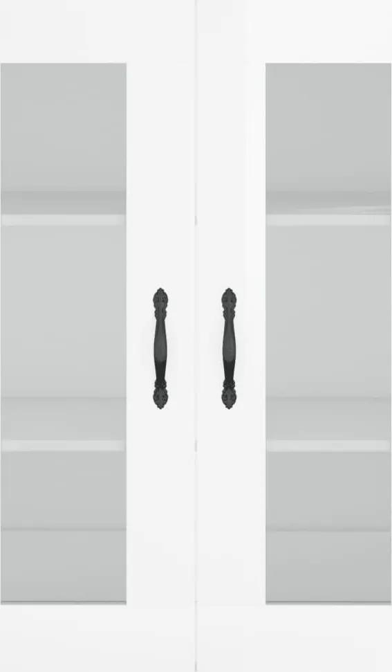 vidaXL Skříň highboard 69,5 x 34 x 180 cm kompozitní dřevo [3198499] Barva: Bílá