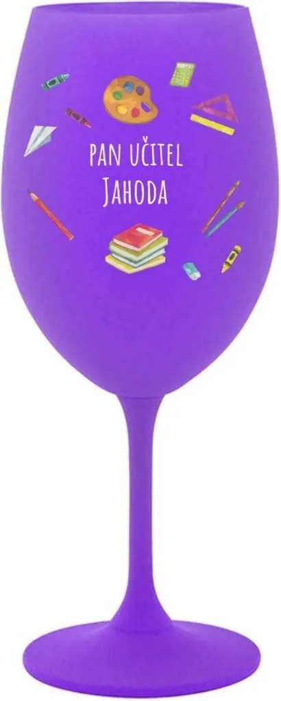 Personalizovaná sklenice pro paní učitelku/pana učitele (pomůcky)