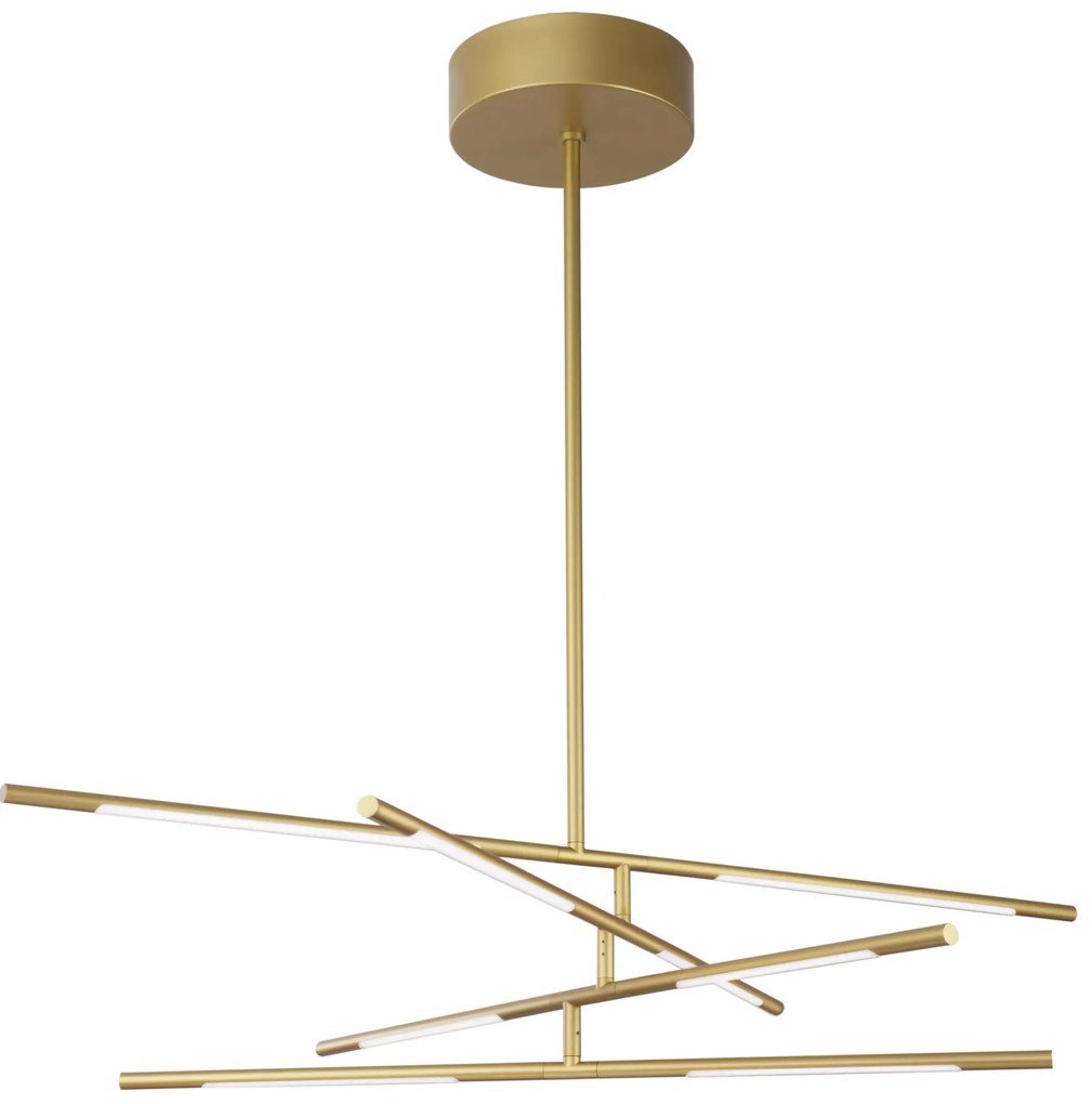 LED lustr Raccio 84 zlaté