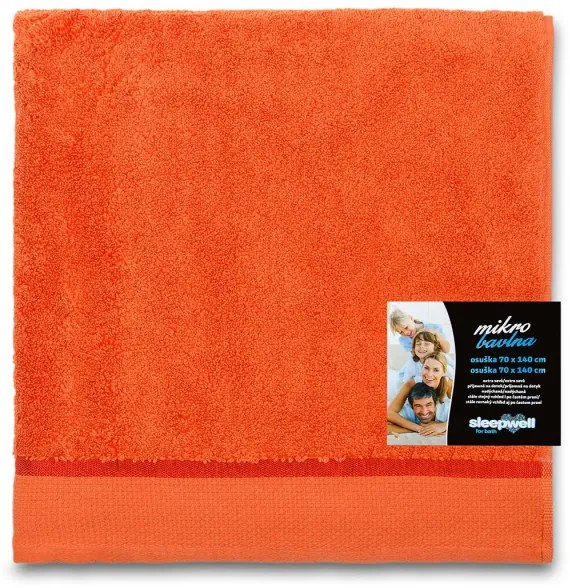 SVITAP sleep well Ručník Star 450 g/m2  Ručník Star 50x100 cm terakota