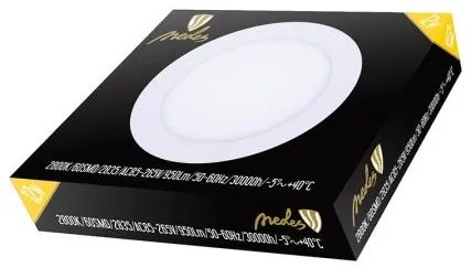 NEDES led podhledové zápustné svítidlo LPL113, 12W, 2800K