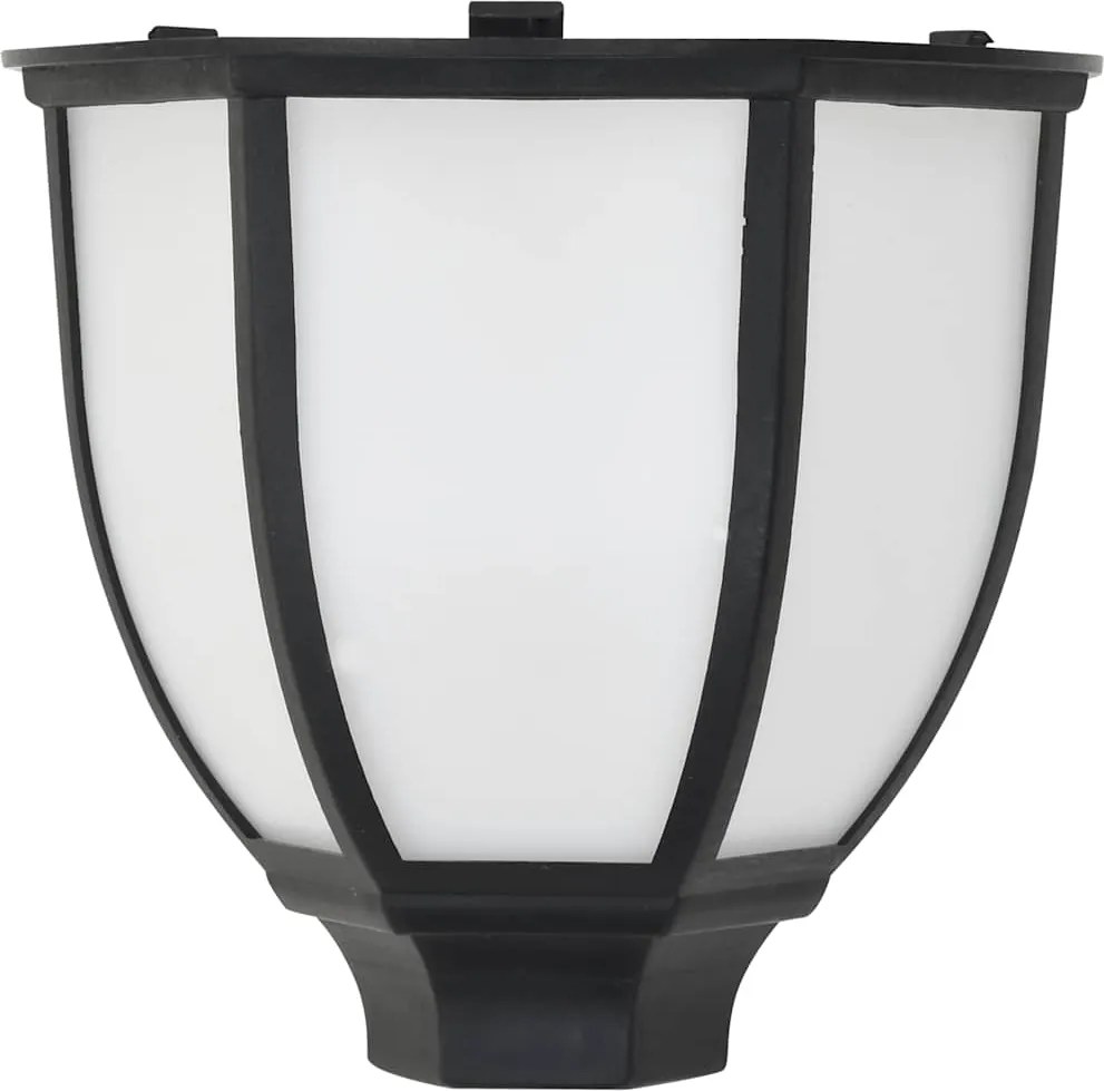 Zahradní solární lampy 6 ks LED černé 277138
