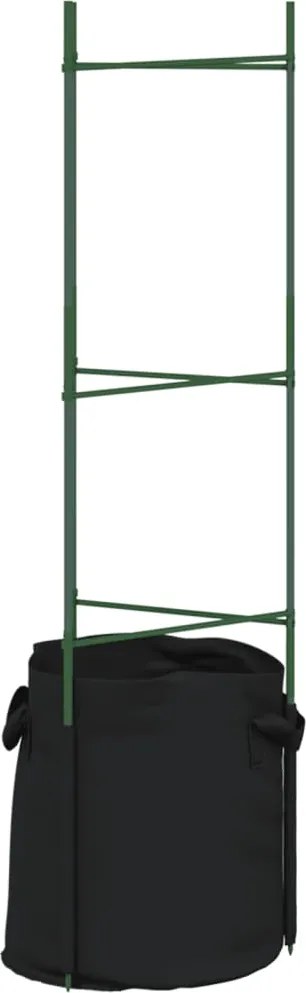 Podpěrné klece pro rajčata s pytlem 6 ks 116 cm ocel a PP 3281488