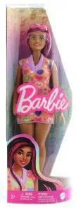 Barbie Modelka - šaty se sladkými srdíčky HJT04