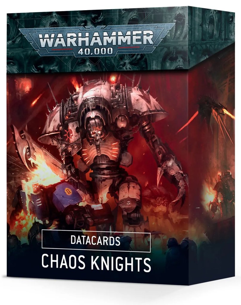 Warhammer 40,000: datacards - chaos knights