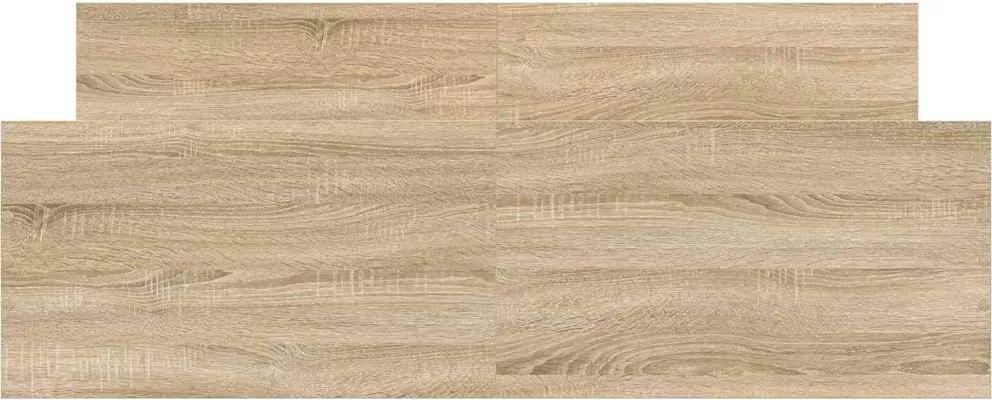 Rám postele s hlavovým a nožním čelem dub sonoma 120 x 200 cm 3203742