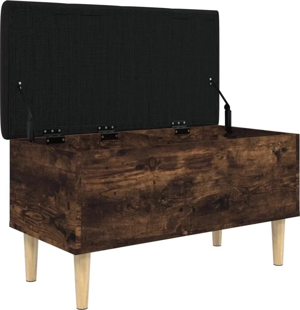 vidaXL Úložná lavice 82 x 42 x 46 cm kompozitní dřevo [835079] Barva: Betonová šedá