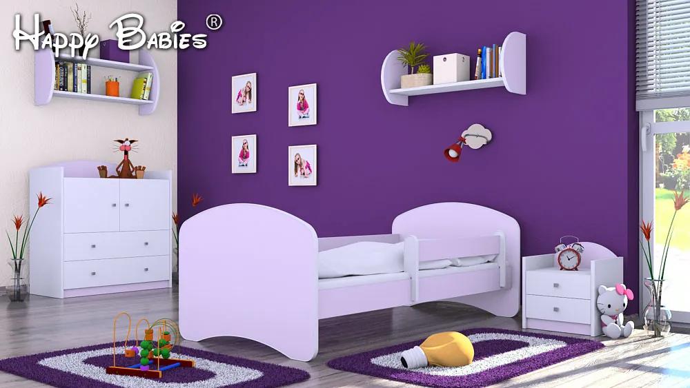 Dětská postel bez obrázku 140 x 70 cm bílá